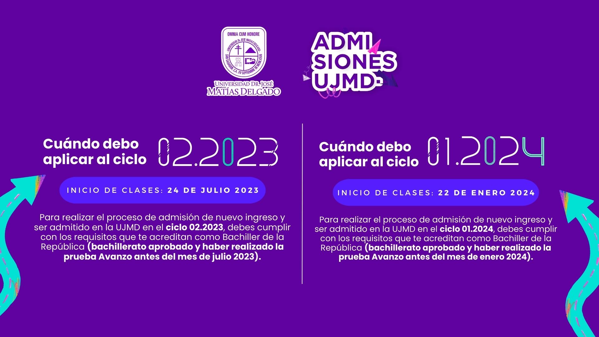 Inicio Admisiones - Universidad Dr. José Matías Delgado
